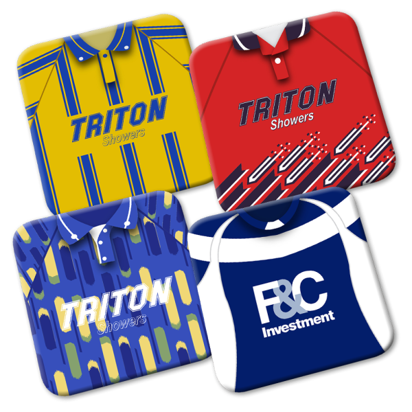 Birmingham Retro Kit Coasters 4 Pack