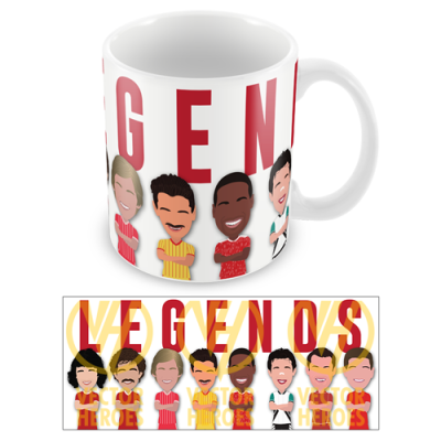 Liverpool Legends Vector Heroes Players Mug