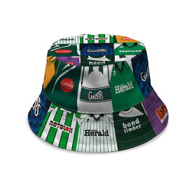 Football Gifts - Plymouth Retro Shirt Montage Bucket Hat Classic Kits